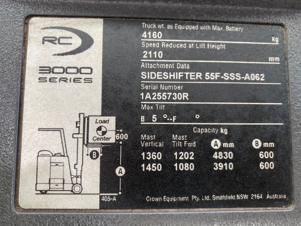 Crown RC3020-40 - Queensland Forklifts